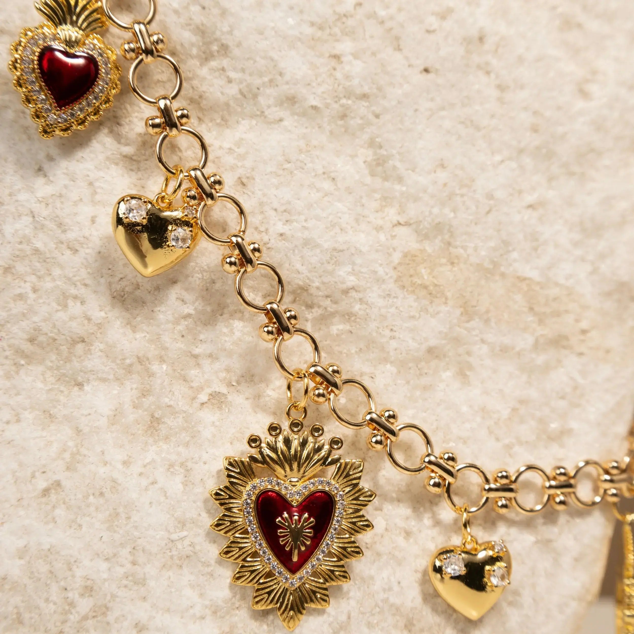 Red Heart Necklace Gold: A Timeless Symbol of Love - Phoebe`s – Phoebe`s